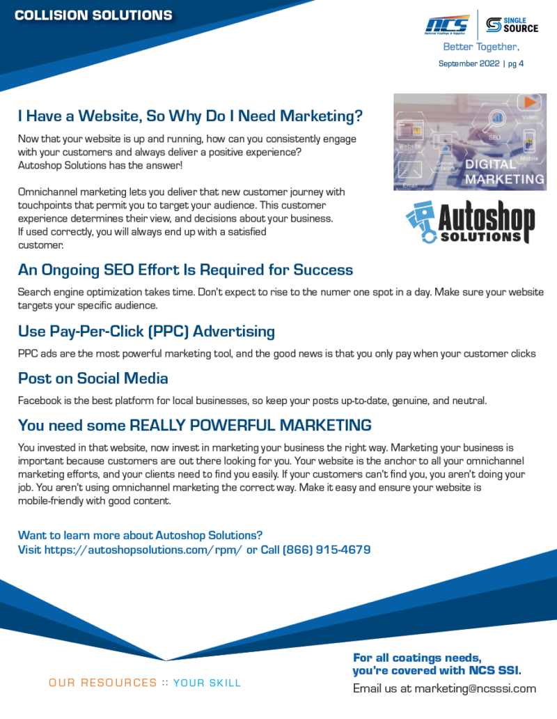 Collision Solutions September 2022 - NCS | SSI